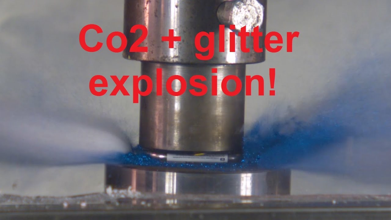 SUPER SLOW MOTION: explosions with hydraulic press - YouTube
