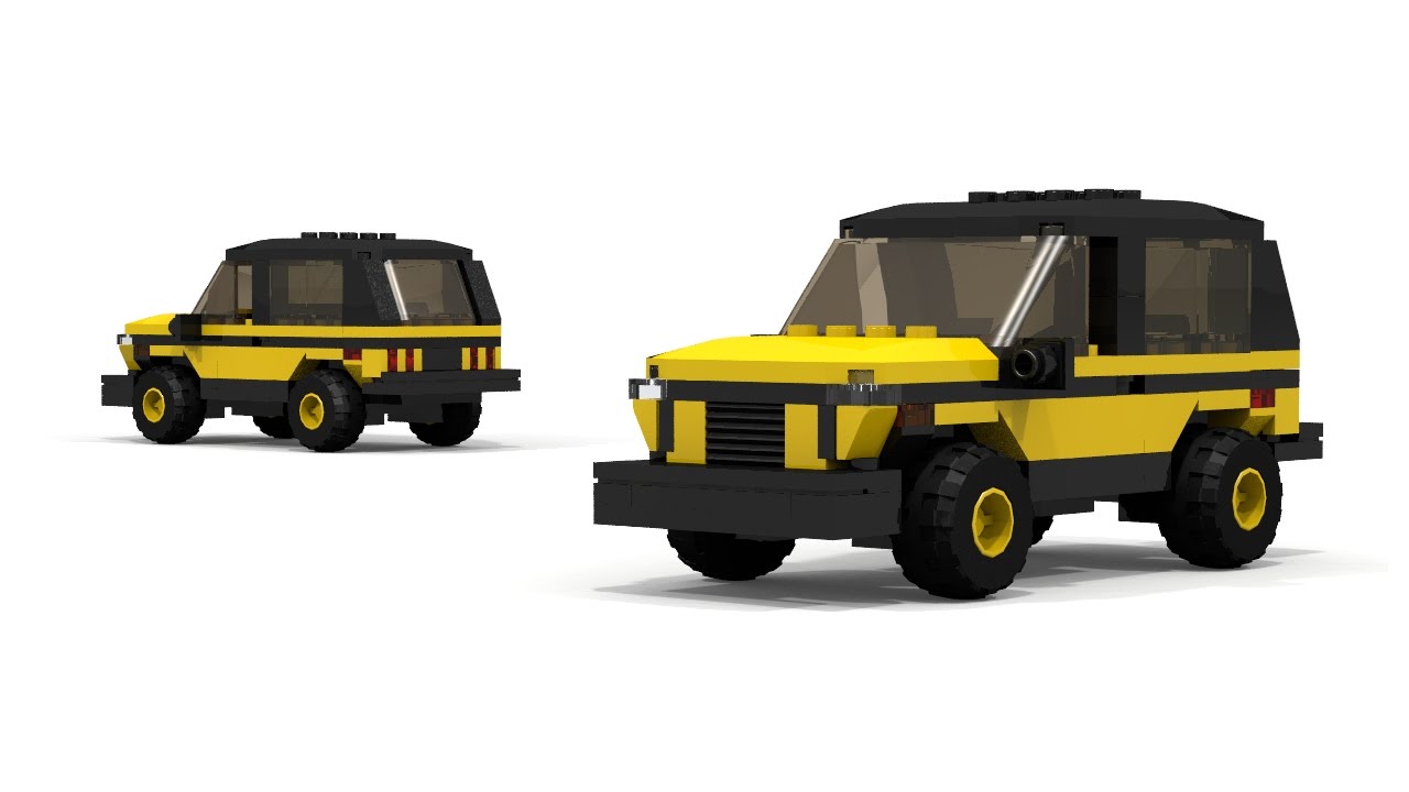 LEGO MOC - 4x4 Car Tutorial - YouTube