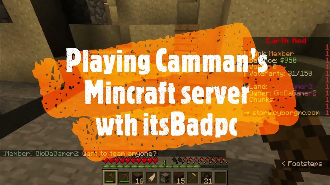 GioBlader playing on camman18's server - Wow! - YouTube