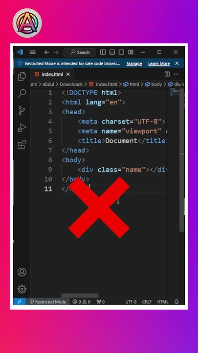 Streamlining Your HTML Mastering Minimalism with div #html #lesscode - YouTube