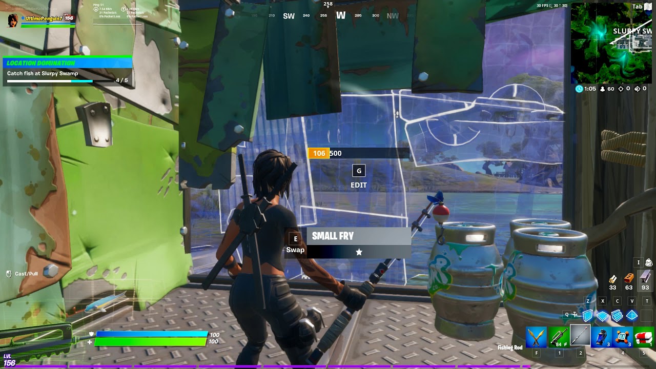 Fortnite | How to Fish in Slurpy Swamp the Safe Way - YouTube