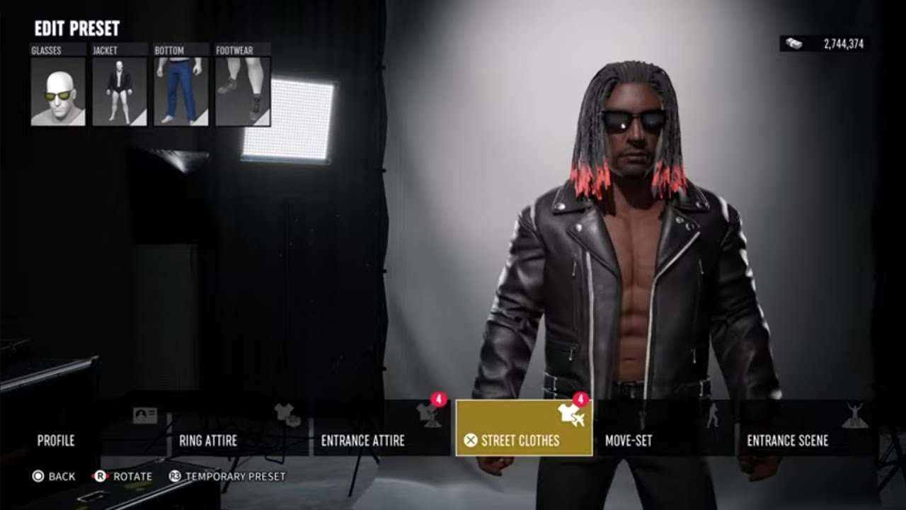 AEW Fight Forever Swerve Strickland CAW Formula Appearance Moves ...