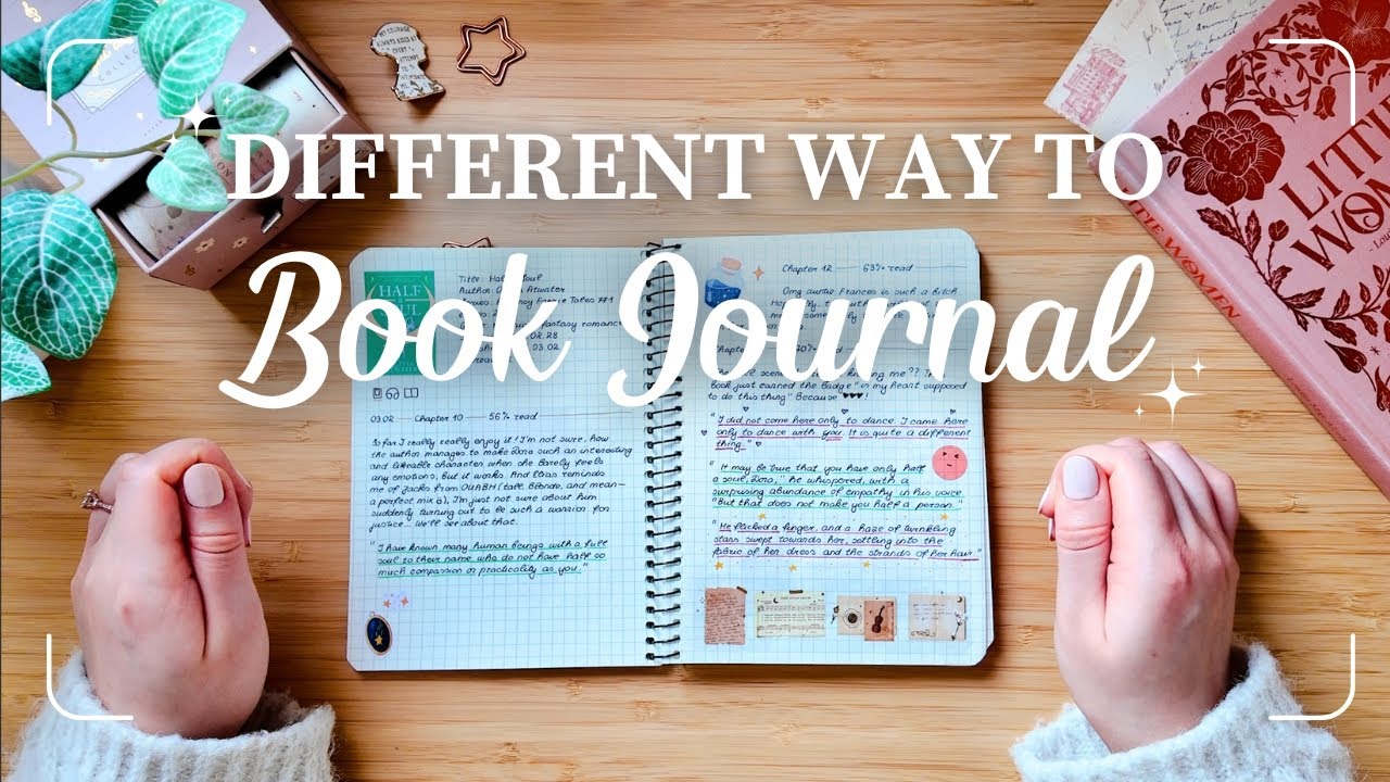 This way of BOOK JOURNALING is so much more fun! 📚 - YouTube
