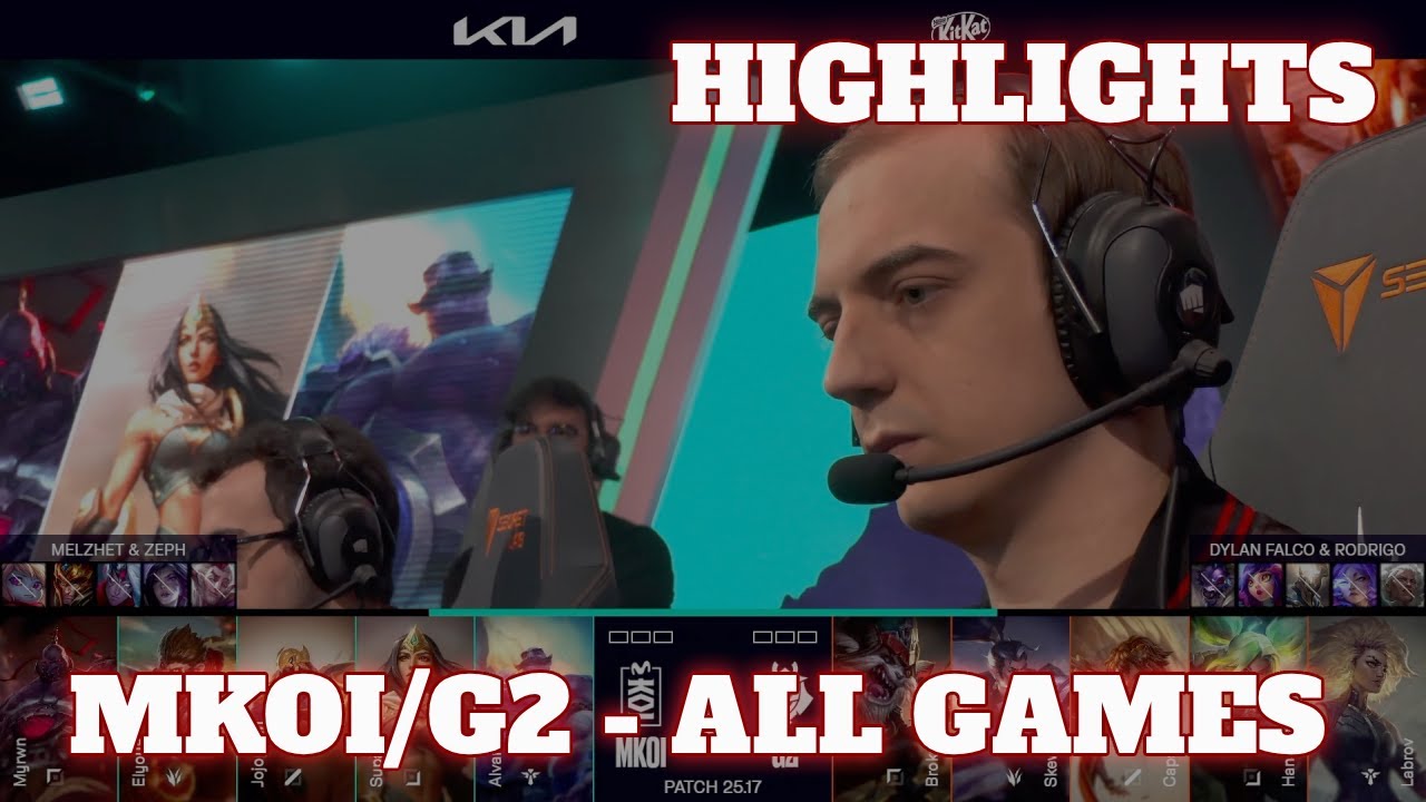 MKOI vs G2 - All Games (Bo5) Highlights | Semi Final LEC Summer 2025 | Movistar KOI vs G2 ...