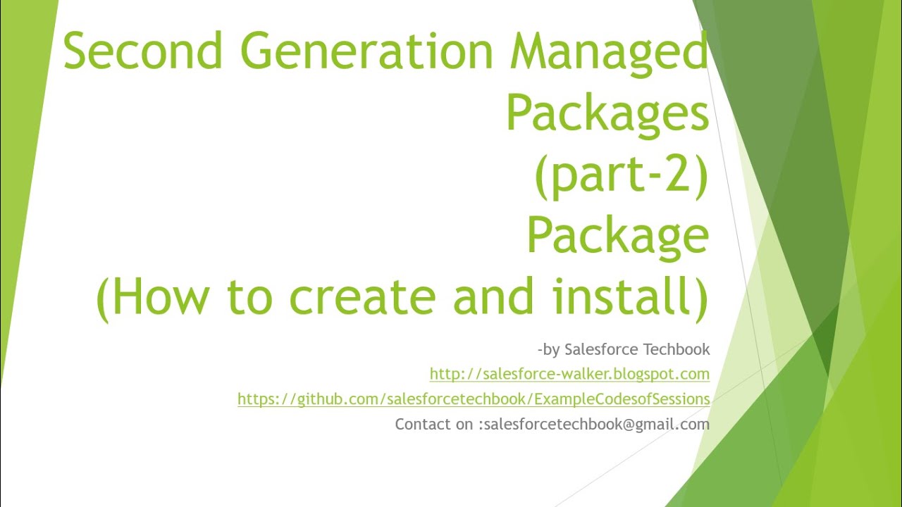 Second Generation Managed Packages (Part-2) - YouTube