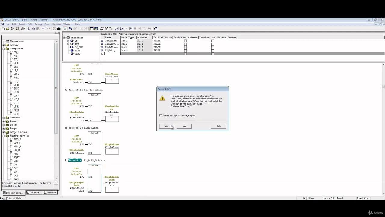 11 Function Block FB 2 - Siemens PLC - YouTube