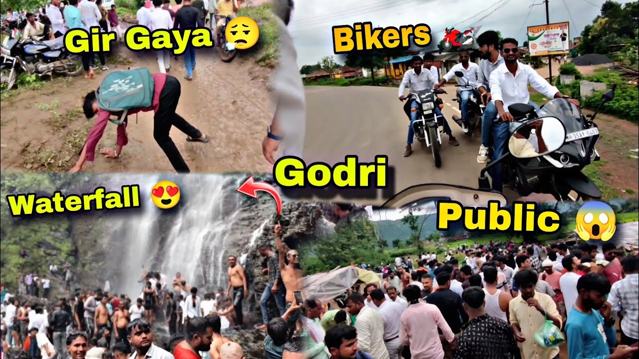 Gir Gaya A | Godri Waterfall Balaghat | Bhot Bhid Me Bikes Andar Nahi ...