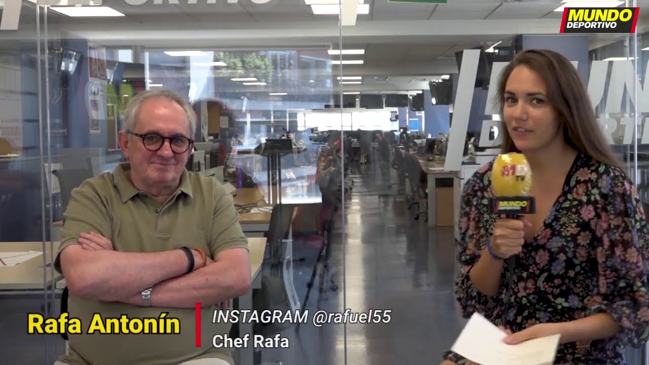 Presentación del Chef Rafa como colaborador de Mundo Deportivo - YouTube