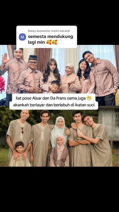 Jumlah Anggota Keluarga dan Pose Aisar Khaledd dan Da Frans Sama #fuji #aisarkhaled #fujian # ...