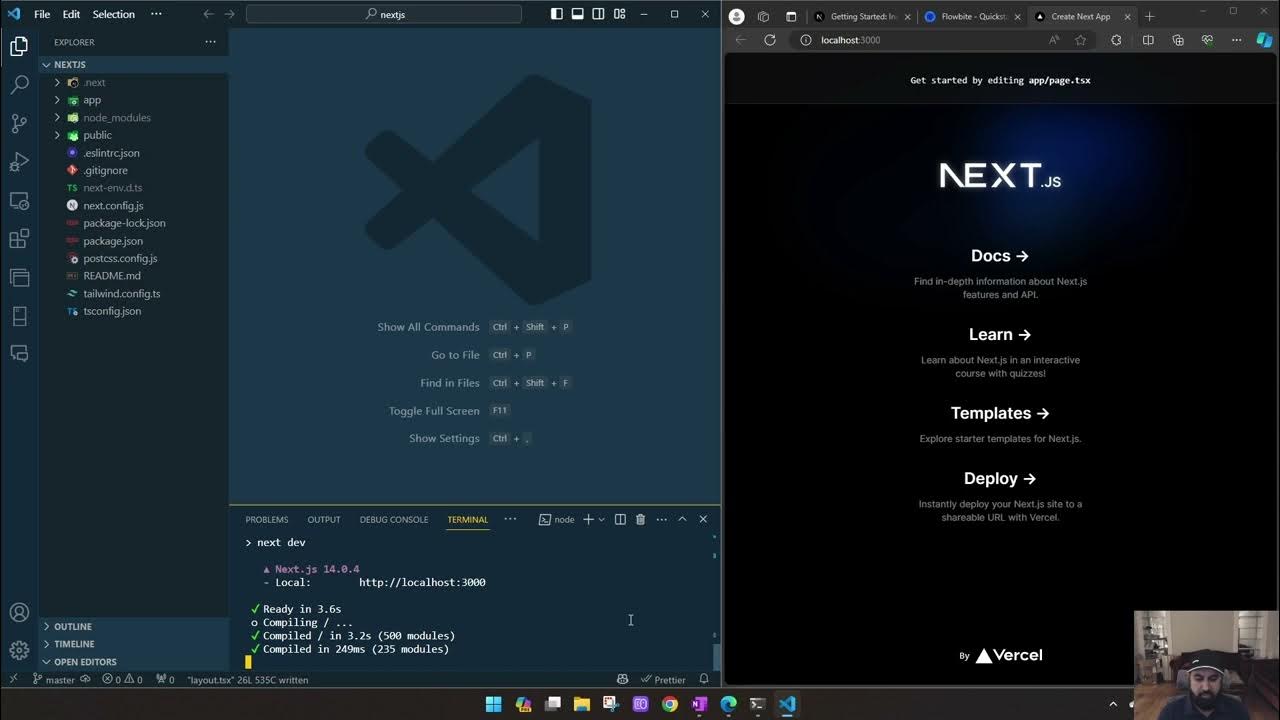How to setup NextJS with Tailwind css and Flowbite - YouTube