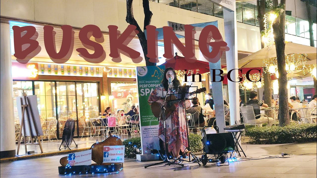 1st Time Busking in BGC! - YouTube