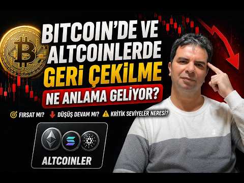 Bitcoin’de ve Altcoinlerde Geri Çekilme Ne Anlama Geliyor?