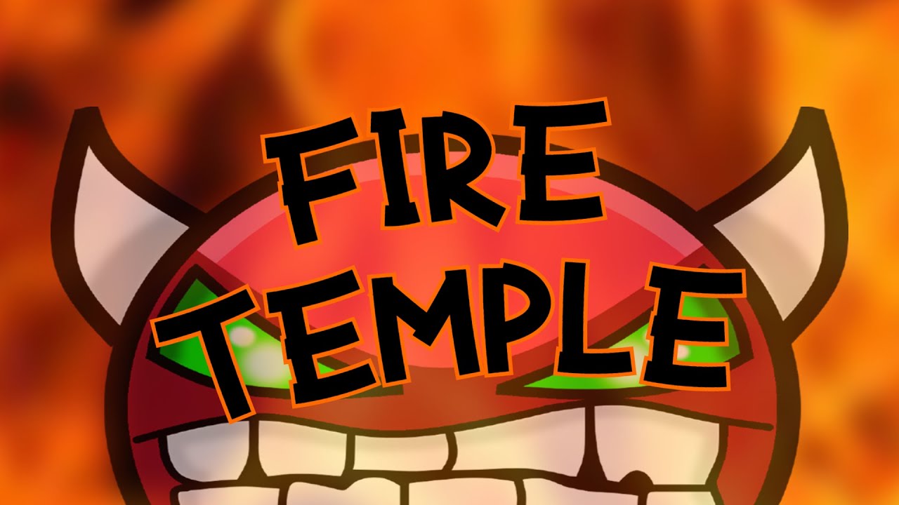 Fire Temple 100% (Hard demon) By Michigun | Geometry Dash - YouTube