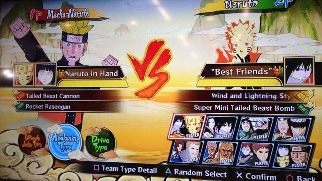 Naruto Shippuden Ultimate Ninja Storm Revolution - Character Selection ...