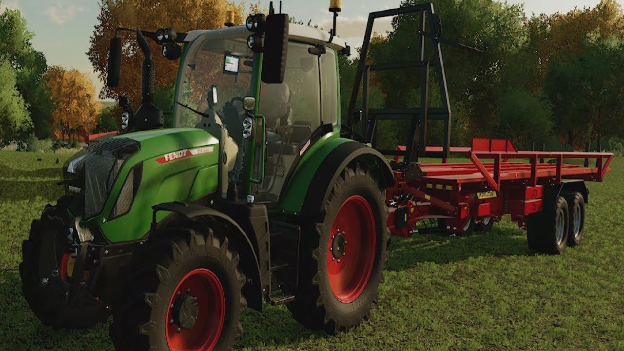 The Anderson RBM2000 Bale Loader in Action - YouTube