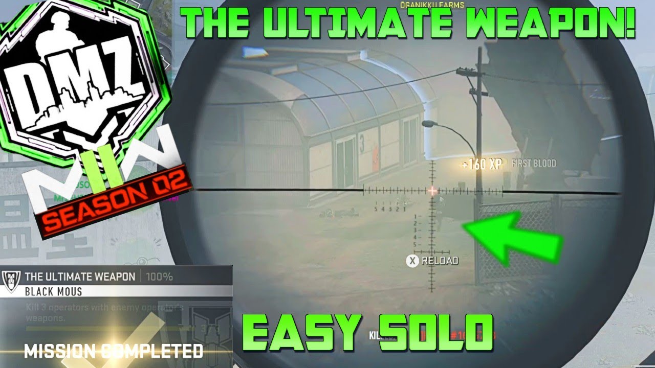 MW2 DMZ "THE ULTIMATE WEAPON" EASY SOLO GUIDE! HOW TO KILL 3 OPERATORS ...