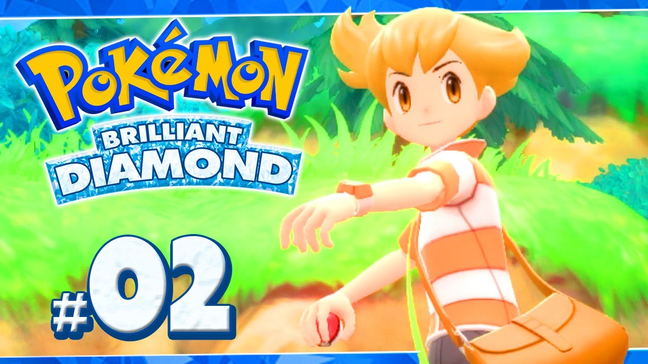 Pokemon Brilliant Diamond Part 2 Barry Rival Battle Gameplay ...