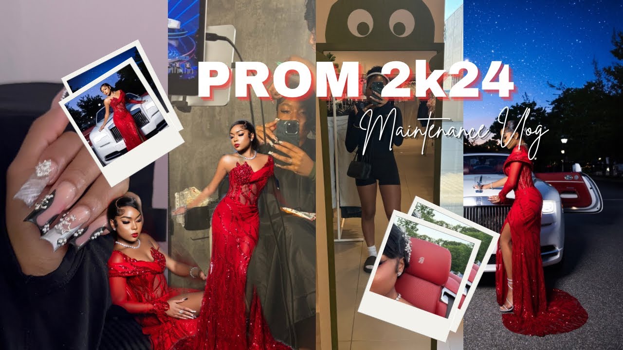 PROM 2K24 GRWM + VLOG | Maintenance, Send off, Photoshoot + after party ...