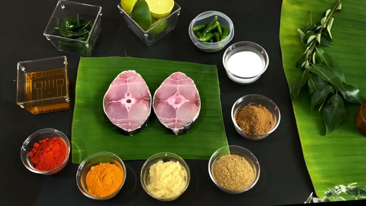 FISH FRY in Banana leaf || street food 💛 This FISH recipe will surprise ...