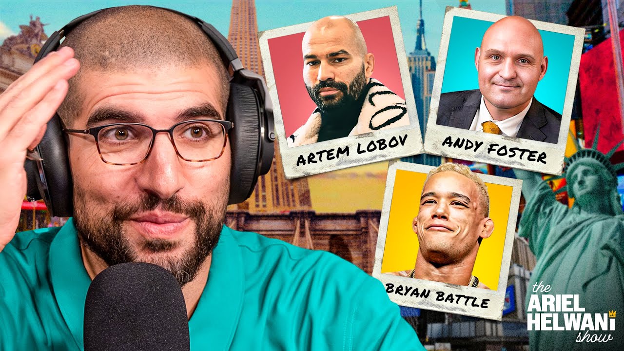 Artem Lobov, CSAC Executive Director Andy Foster, Bryan Battle, More ...