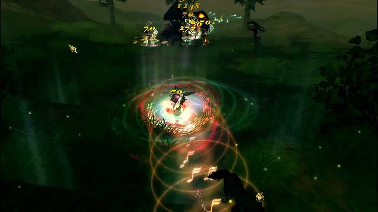 Silkroad Olympus 12D Leveling Bard Cleric Formation - YouTube