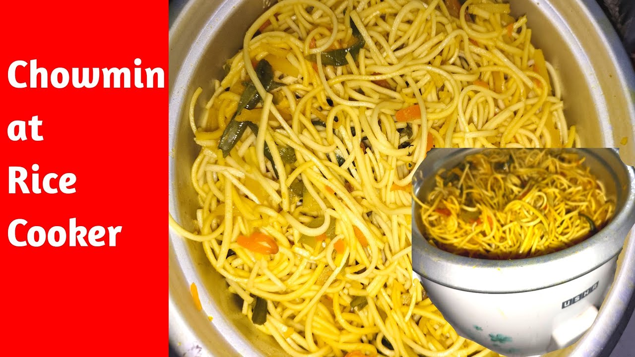chowmin recipe in rice cooker. how to make chowmin. best recipe for ...