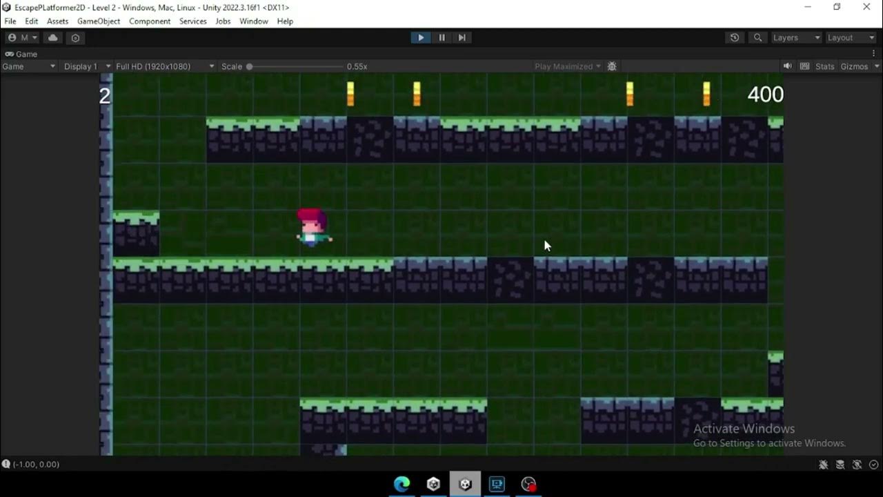 2D platformer game - YouTube