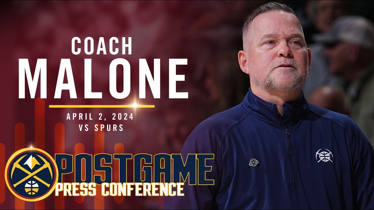 Coach Malone Full Post Game Press Conference vs. Spurs 🎙 - YouTube