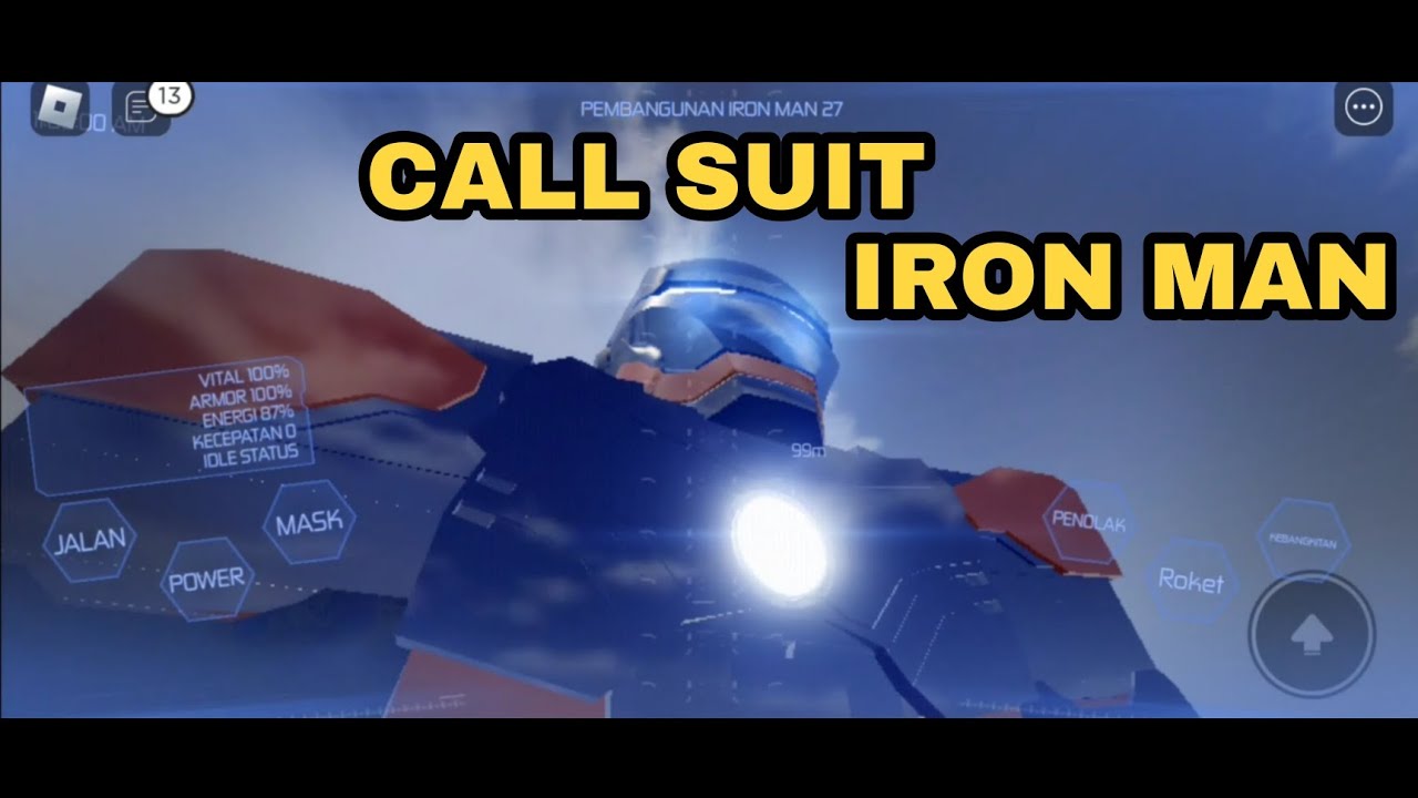 CALL SUIT IRON MAN (PERTARUNGAN SENGIT) roblox ‼️ Mr Galts - YouTube