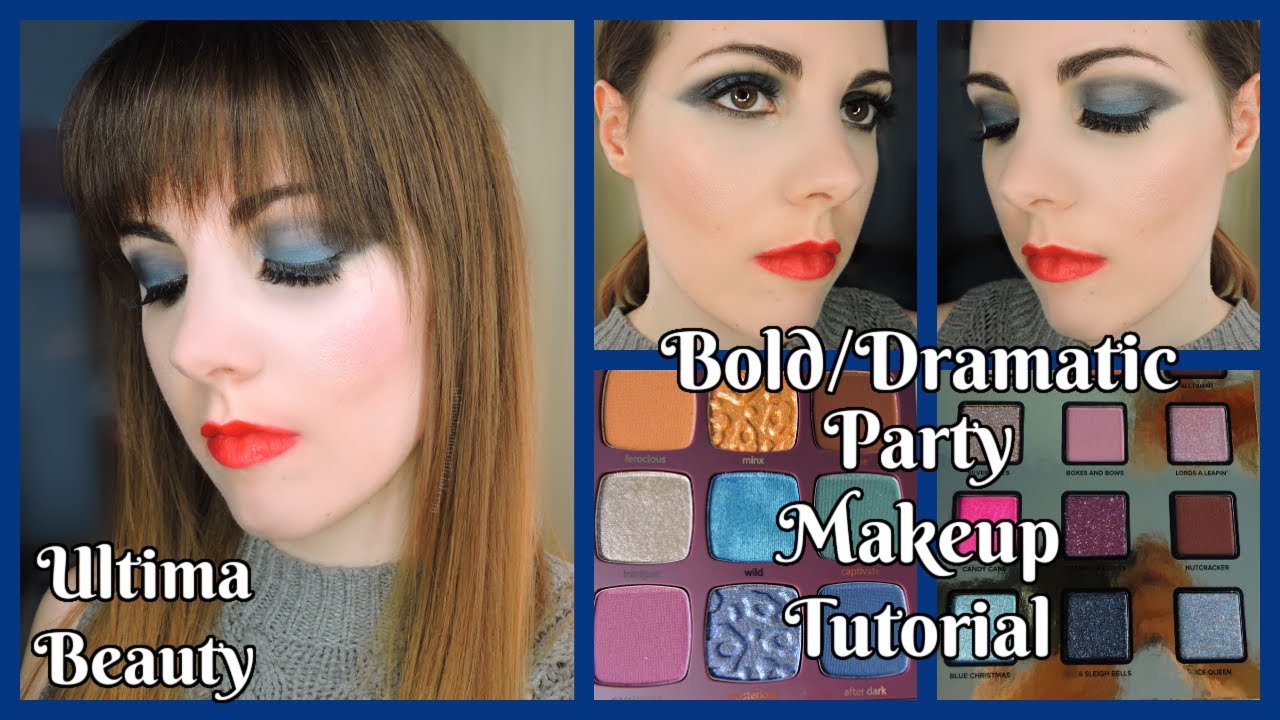 Bold/Dramatic Party Makeup | Tutorial - YouTube