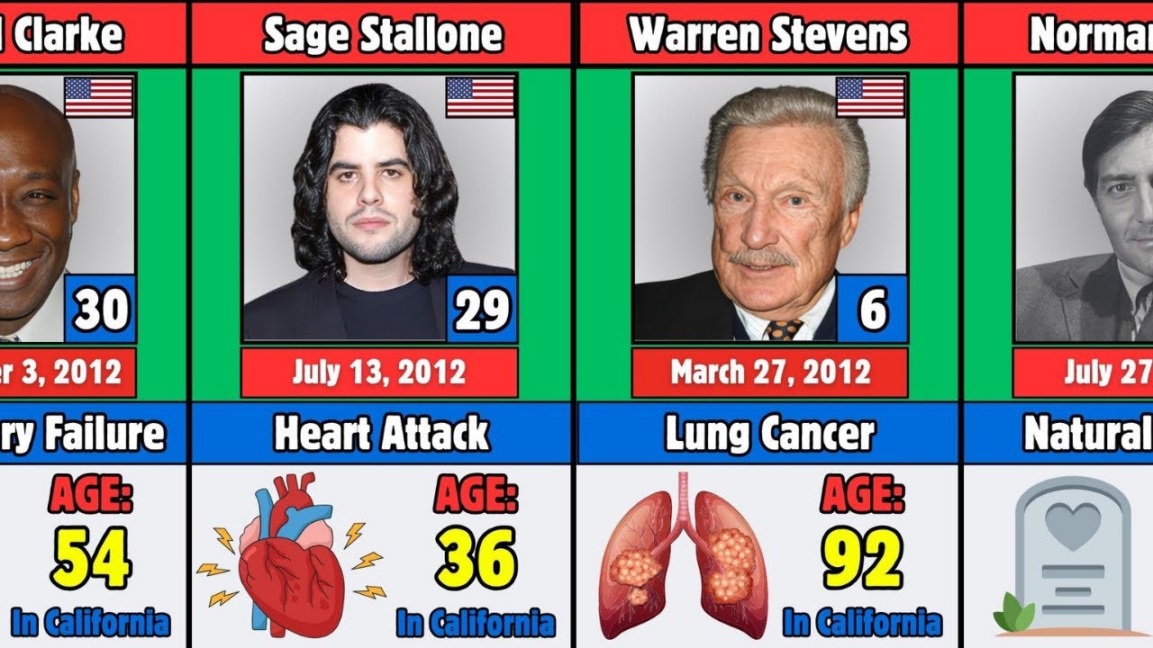 30 Famous Actors Who Died in 2012 - YouTube