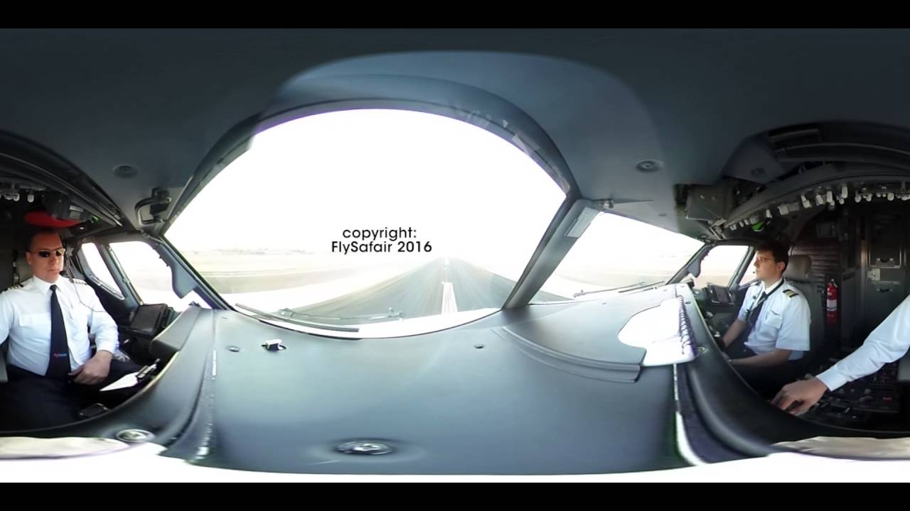 FlySafair 360 degree Virtual Reality Cockpit Experience - YouTube
