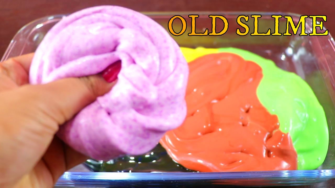 SLIME SMOOTHIE | OLD SLIME | MOLDY SLIME | SATISFYING SLIME VIDEO 🙂🙂 ...