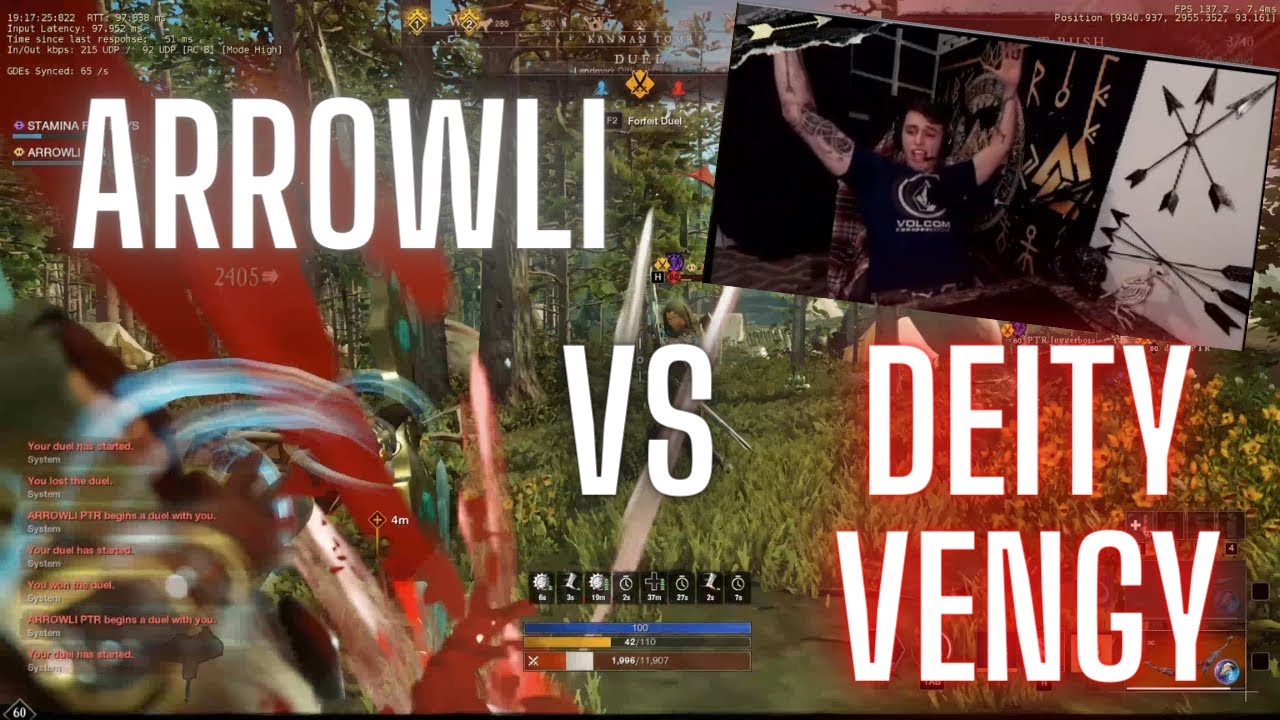 ARROWli VS DEITYVENGY Duel Highlights | Bow/Spear vs Bow/SnS | New ...