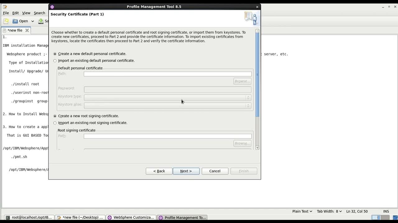 How to create application server profile using profile management tool in WAS 8.5.0.0 - YouTube