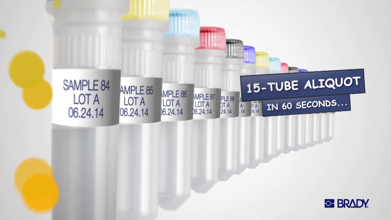 BMP®21-LAB Printer - Laboratory Label Maker - YouTube