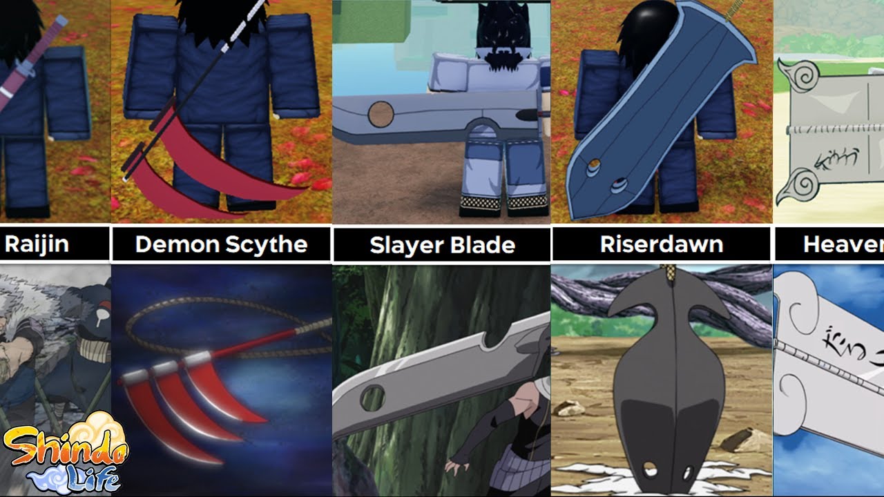 All Ninja Tools in Anime (Shindo Life) - YouTube
