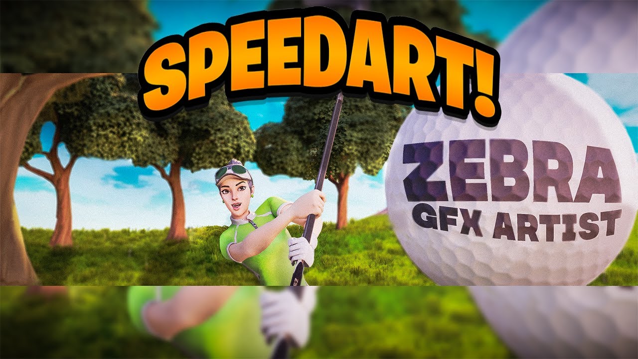 "Golfing Par Patroller" Twitter Banner Speedart - YouTube