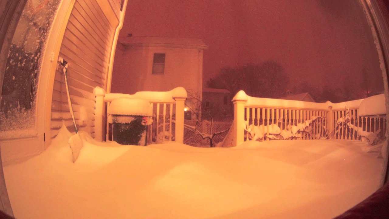 TIME LAPSE Boston Blizzard 2013 "Nemo" - YouTube