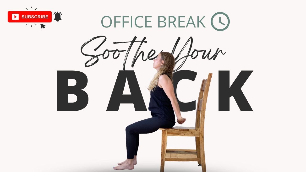 Office Relief: Stretch and Soothe Your Back at Your Desk - YouTube