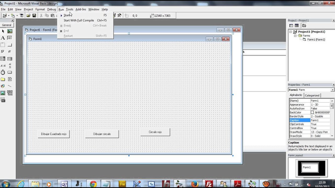 GRAFICOS VISUAL BASIC - YouTube