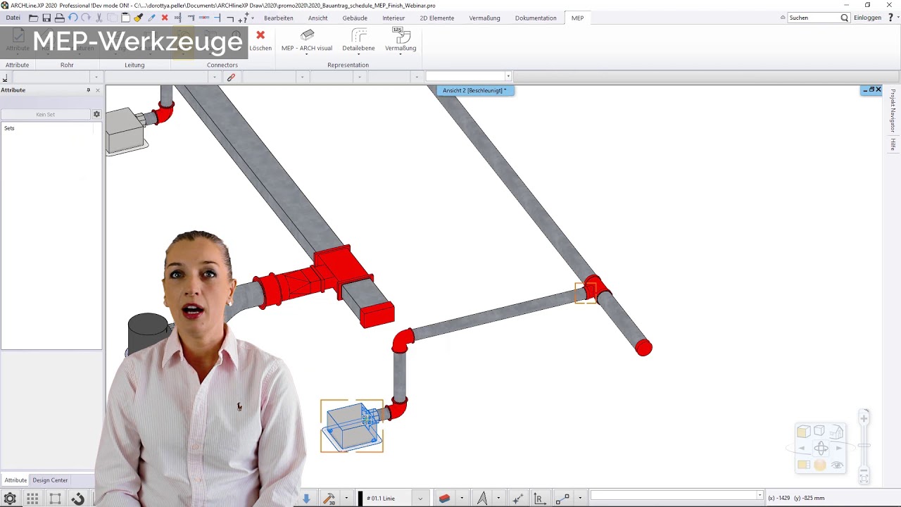 MEP in ARCHLine.XP 2020 - YouTube