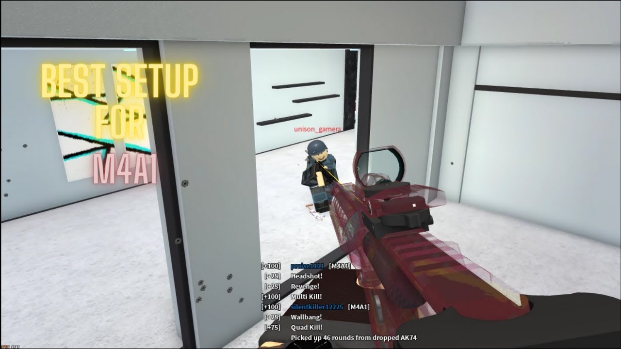 *BEST* M4A1 SETUP(PHANTOM FORCES)*UPDATED* - YouTube