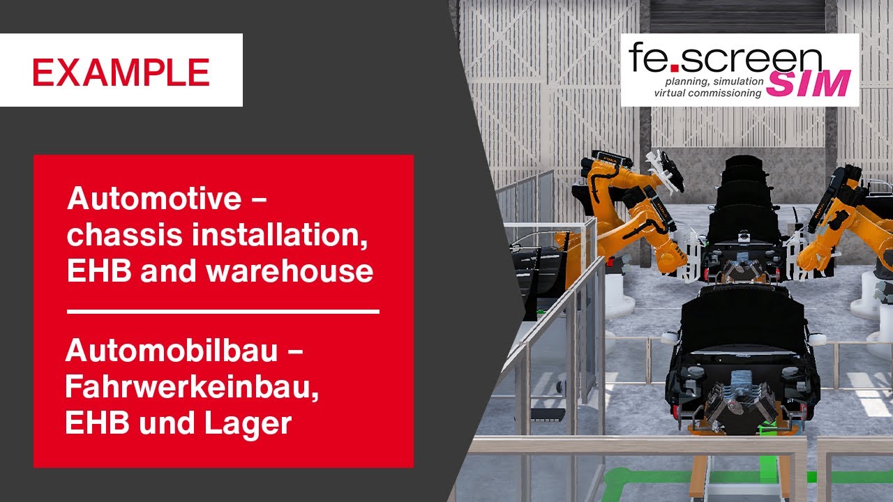 fe.screen-sim V4: Anlagensimulation Automobilindustrie – Fahrwerkeinbau ...