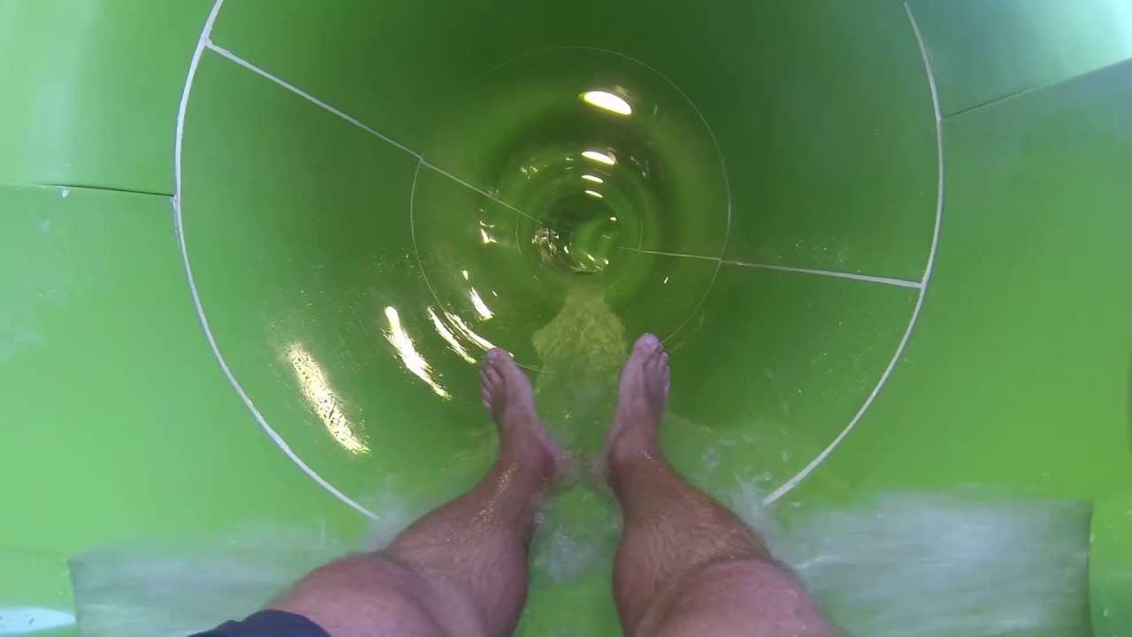Falling Into the Onion Water Slide at Annagora Aquapark - YouTube