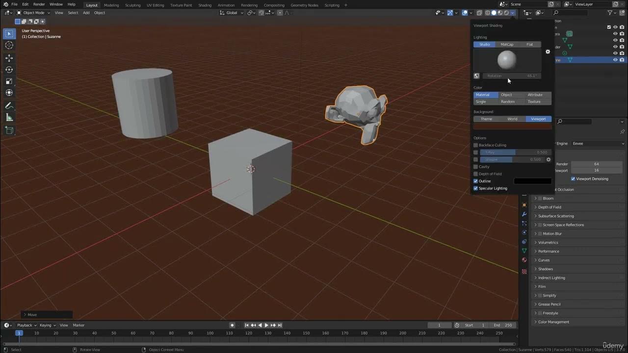 5 Viewport Shading options - YouTube