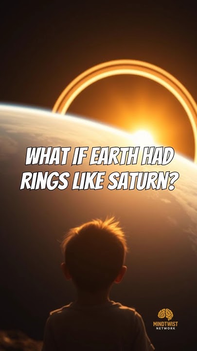 What If Earth Had Rings Like Saturn? - YouTube