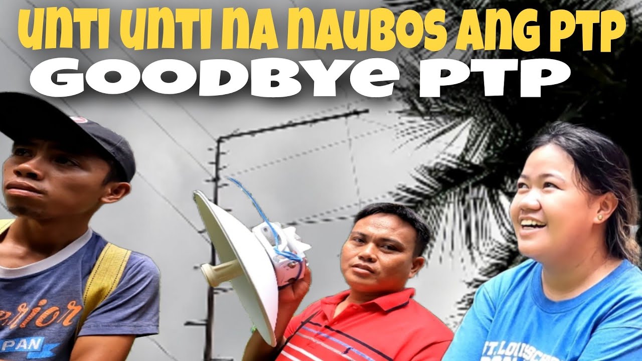 biglaan nabali ang ptp antenna sumagi sa palwa ng niyog - YouTube