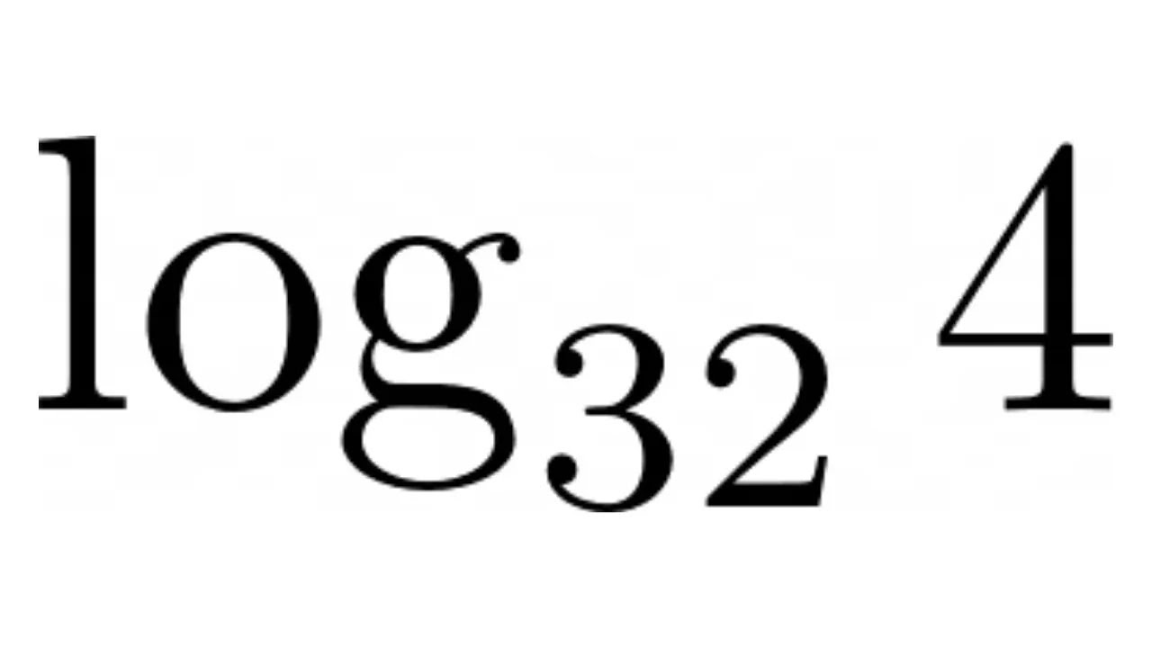 Evaluate A Logarithm By Writing It In Exponential Form First YouTube