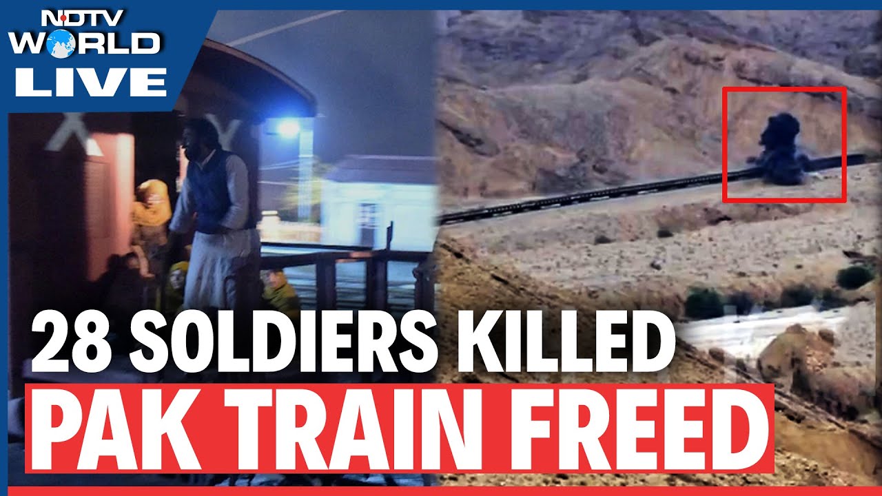 Pakistan Train Hijack | Balochistan Hostage Crisis | 28 Soldiers Killed ...